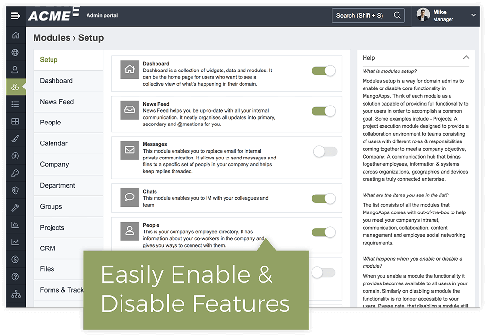 IT & Administratior Friendly Platform | MangoApps