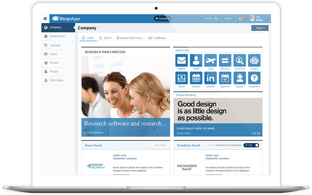 Company Intranet Sotwre, Employee Portal Platform - Cloud or On-Premise